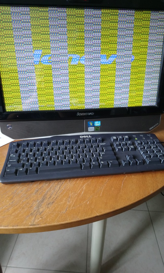 Lenovo all in one display problem, Computers & Tech, Desktops on Carousell