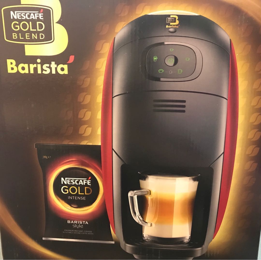 Nescafe gold blend barista machine, TV & Home Appliances, Kitchen ...