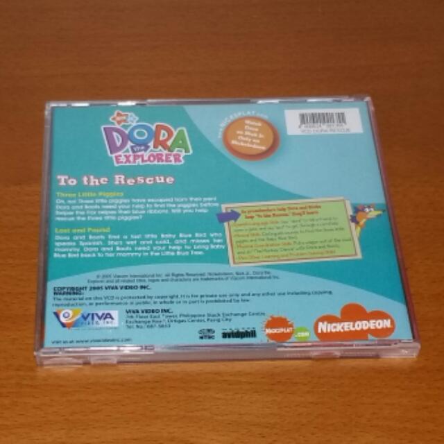 Nick Jr. Dora The Explorer To The Rescue VCD, Hobbies & Toys, Music ...