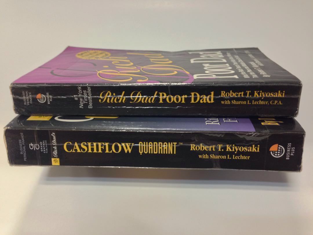 Robert Kiyosaki Rich Dad Poor Dad And Cashflow Quadrant Book Bundle Duo
