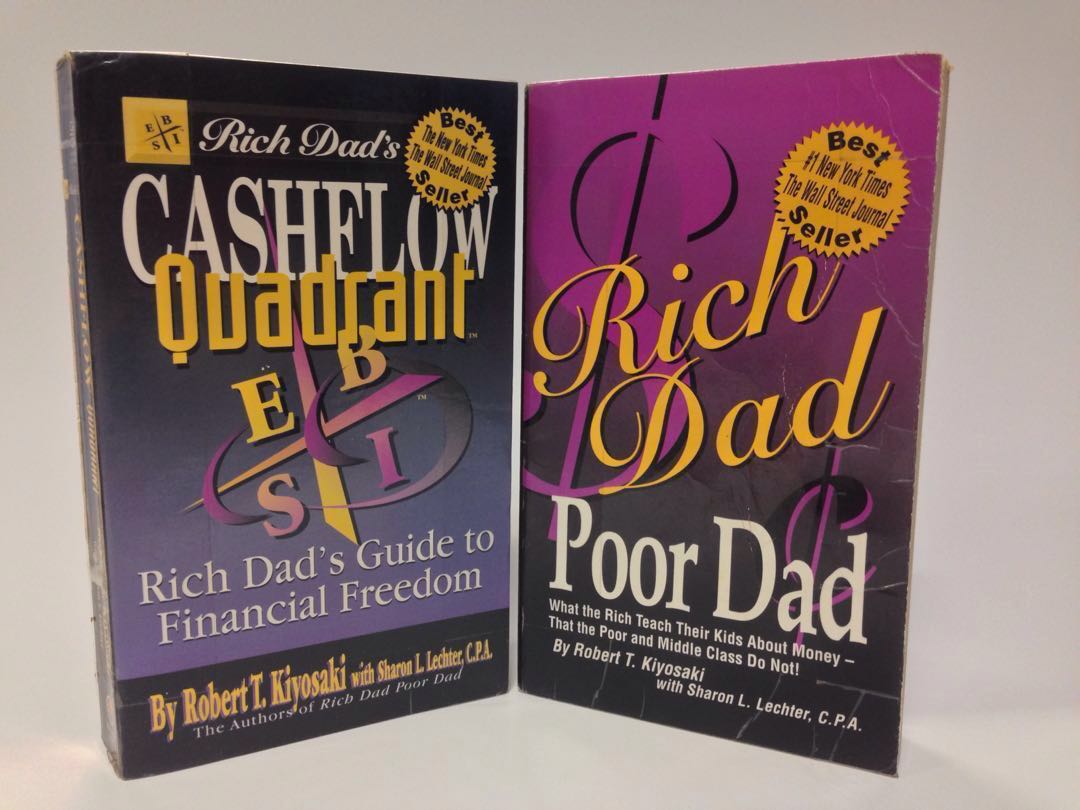 Robert Kiyosaki Rich Dad Poor Dad And Cashflow Quadrant Book Bundle Duo