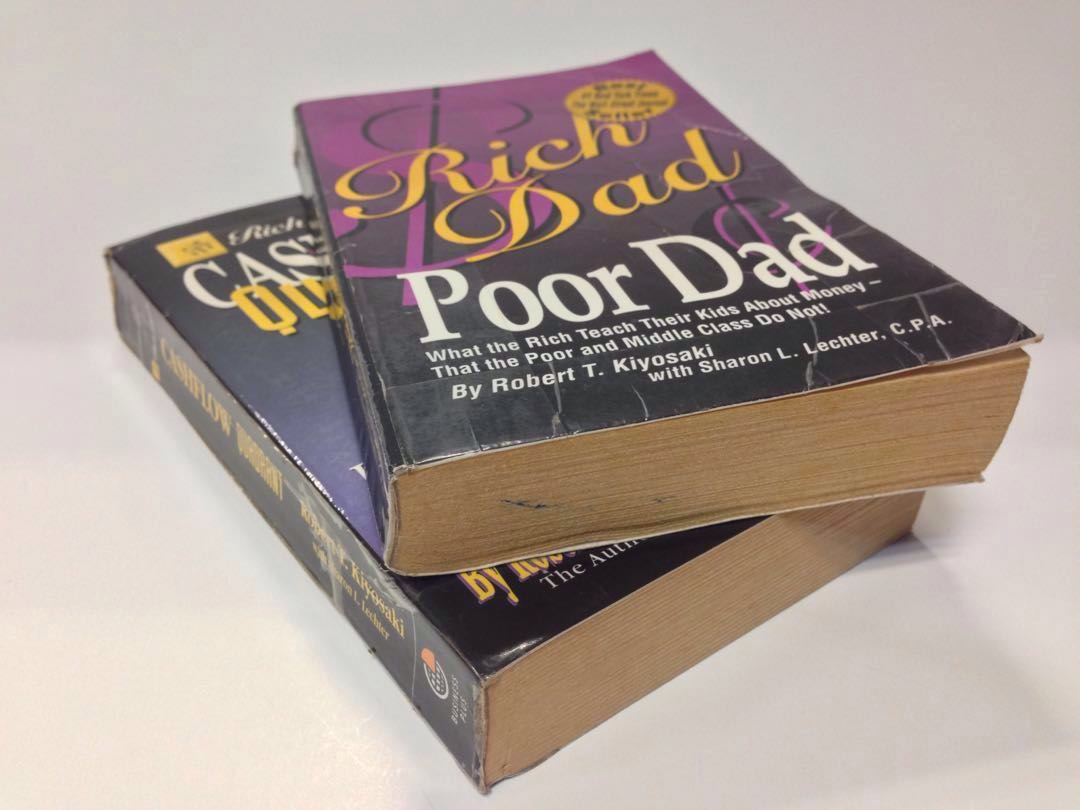 Robert Kiyosaki Rich Dad Poor Dad And Cashflow Quadrant Book Bundle Duo