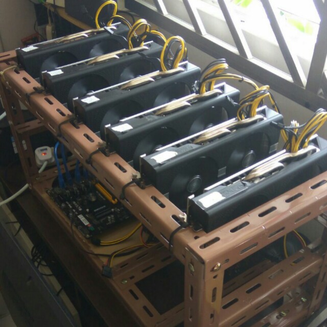 6 gpu rig, Computers & Tech, Parts & Accessories, Computer Parts on ...