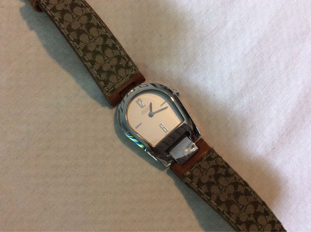 Coach Horseshoe Signature Wristwatch SWISS MADE, Women's Fashion ...