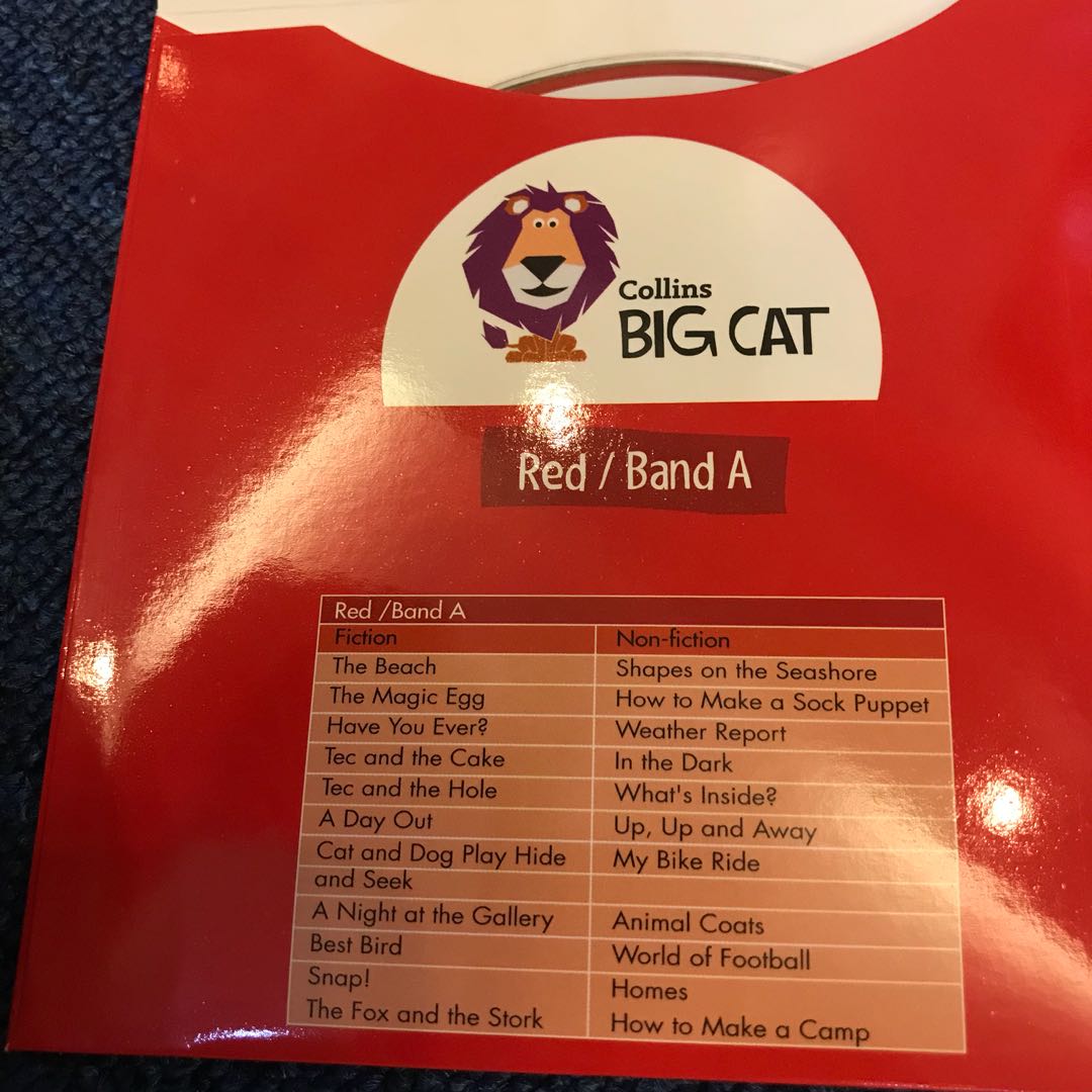 Collins big cat ( Red/band A), Hobbies & Toys, Books & Magazines ...