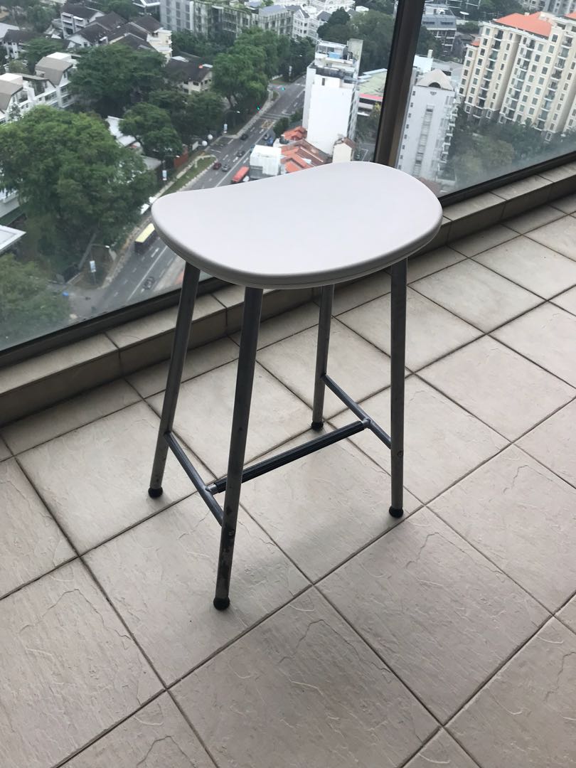 IKEA SUNE plastic metal stool - 1 left, Furniture & Home Living ...