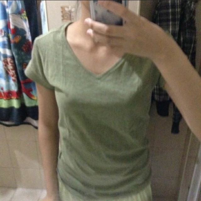 Jockey Olive Green Basic Tee, Women's Fashion, Tops, Others Tops on Carousell