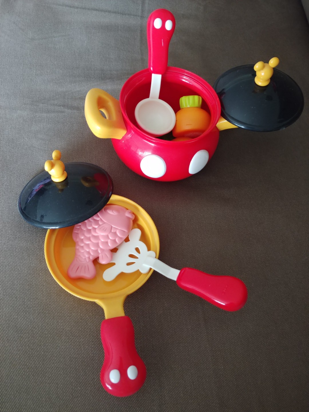 Mickey Mouse toy kitchen set, Hobbies & Toys, Toys & Games on Carousell
