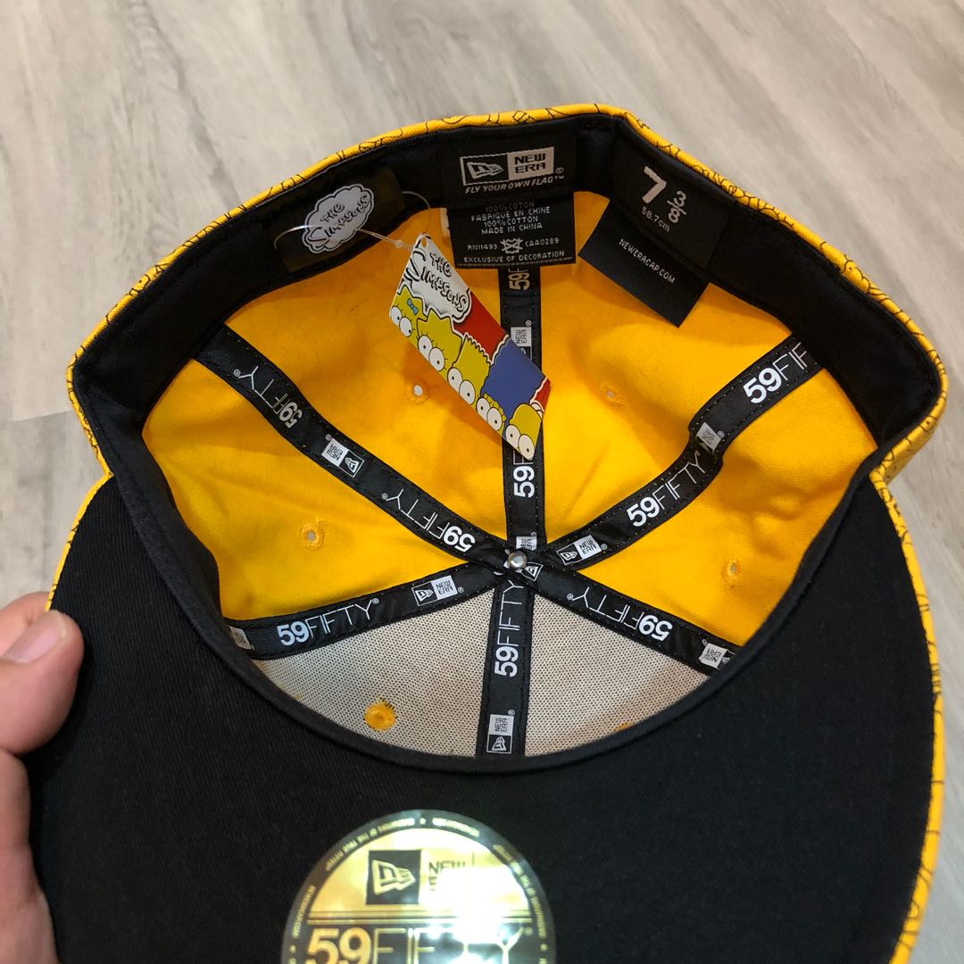 New Era X The Simpsons fitted cap size 7 3/8, Men's Fashion, Watches ...