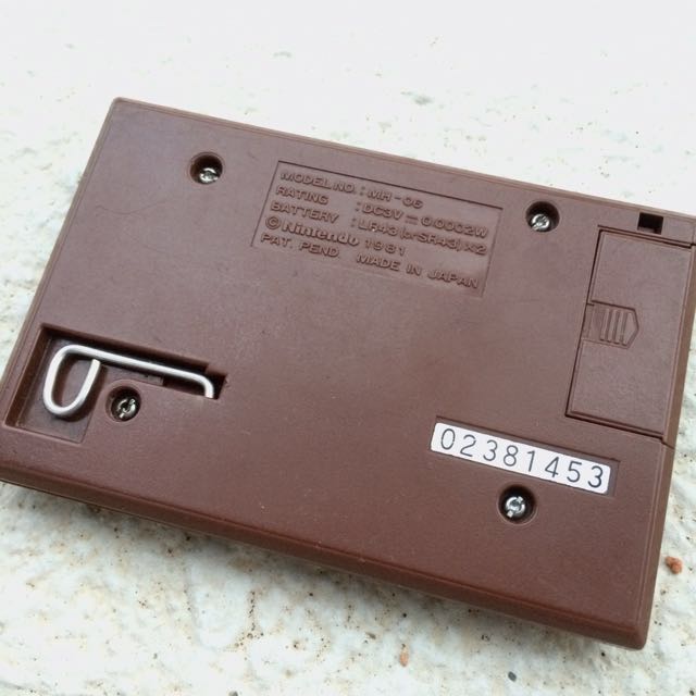 Rare!! 1980s Super Vintage Nintendo Game & Watch - Manhole Game ...