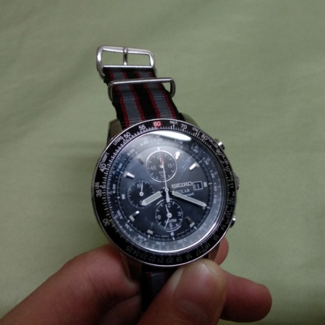 Seiko Prospex Flight Master Solar Chronograph SSC009, Luxury, Watches ...
