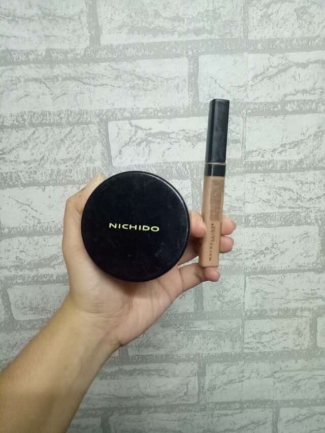 BUNDLE! Nichido Final Powder & Maybelline Fit Me Concealer, Beauty ...