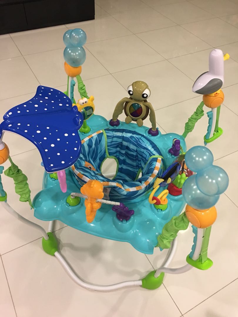 Original Fisher Price Disney Baby Finding Nemo Jumperoo, Babies & Kids ...