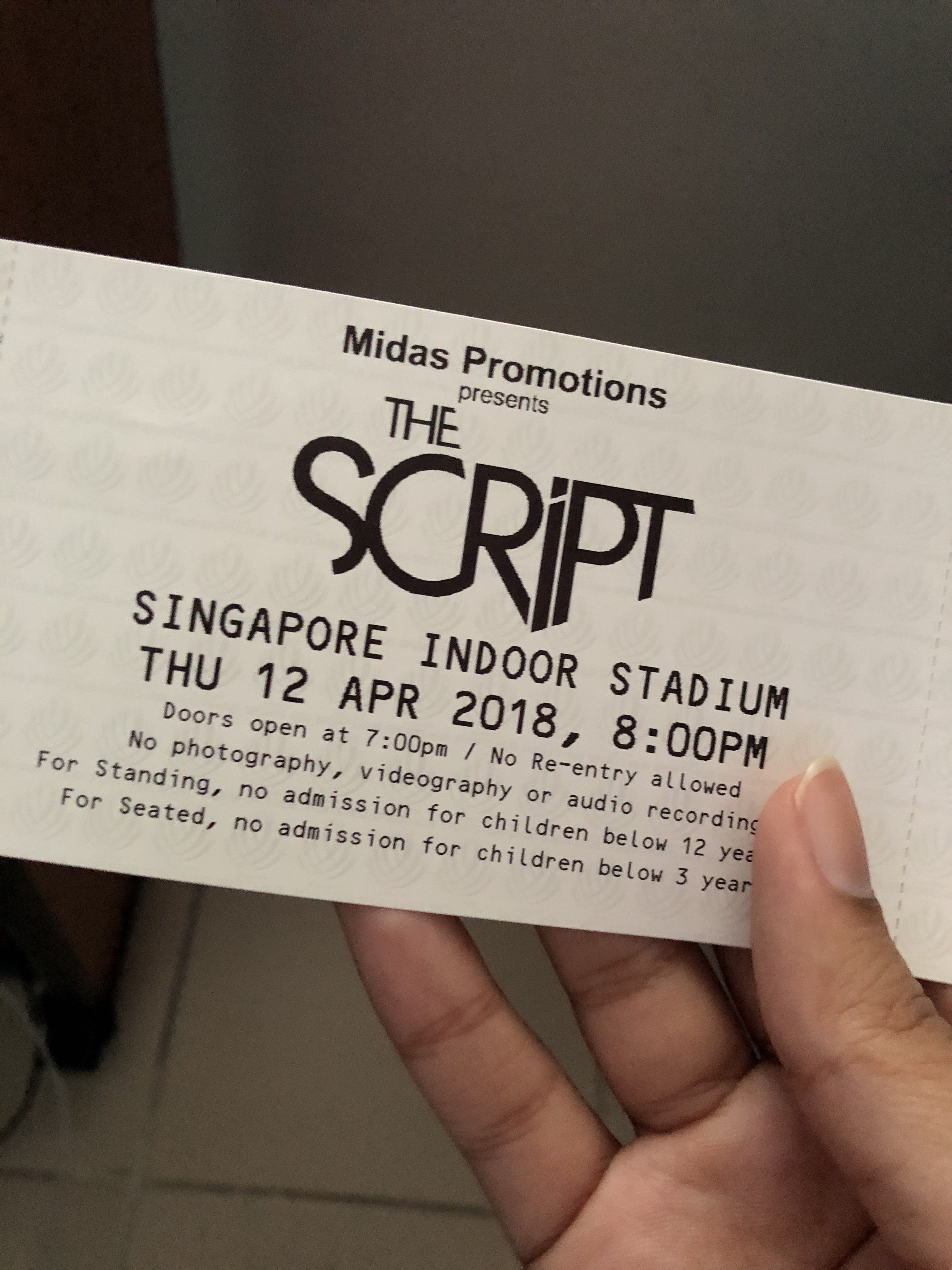 SELLING THE SCRIPT TICKET, Tickets & Vouchers, Event Tickets on Carousell