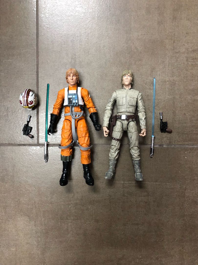 Star Wars Black Series X-Wing Pilot & Bespin Luke Skywalker, Hobbies ...