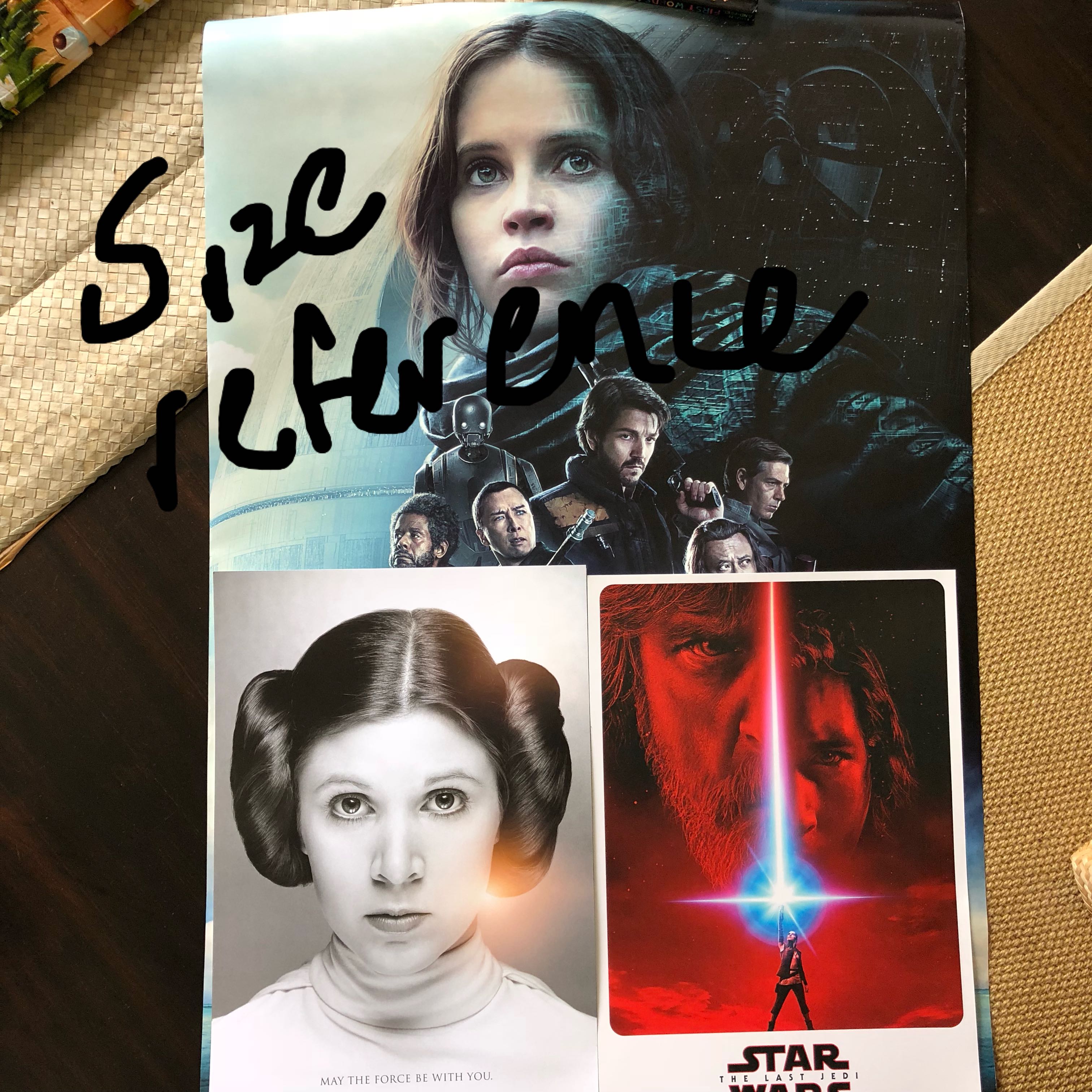 Star Wars leia poster, Hobbies & Toys, Books & Magazines, Comics ...