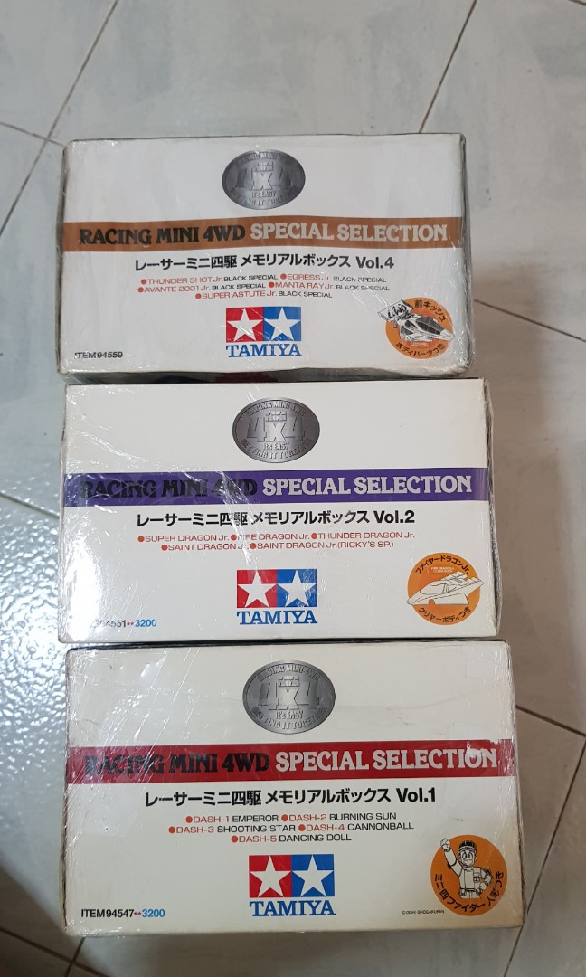 Tamiya Racing Mini 4wd Special Selection, Hobbies & Toys, Toys & Games ...