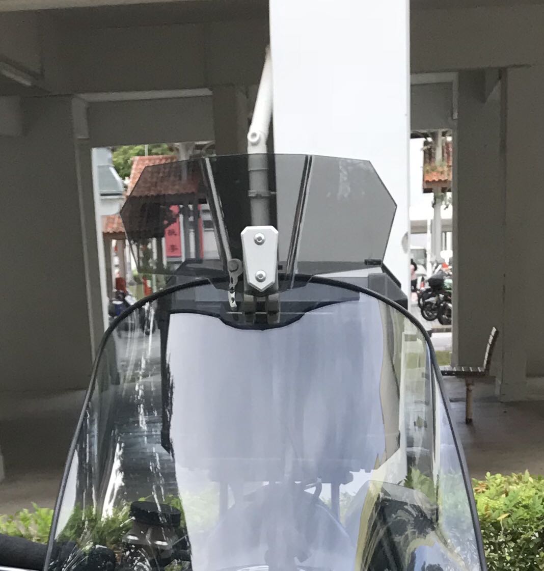 Wind deflector, Motorcycles, Motorcycle Accessories on Carousell