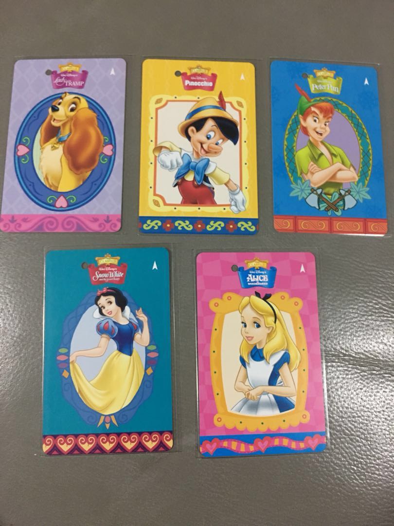 10 pcs of New SMRT Limited Edition Walt Disney Famous Carton Character ...