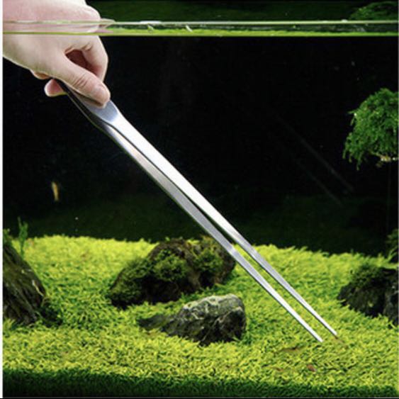 Aquarium Plant Maintenance tool-Straight Tweezer, Pet Supplies, Homes ...