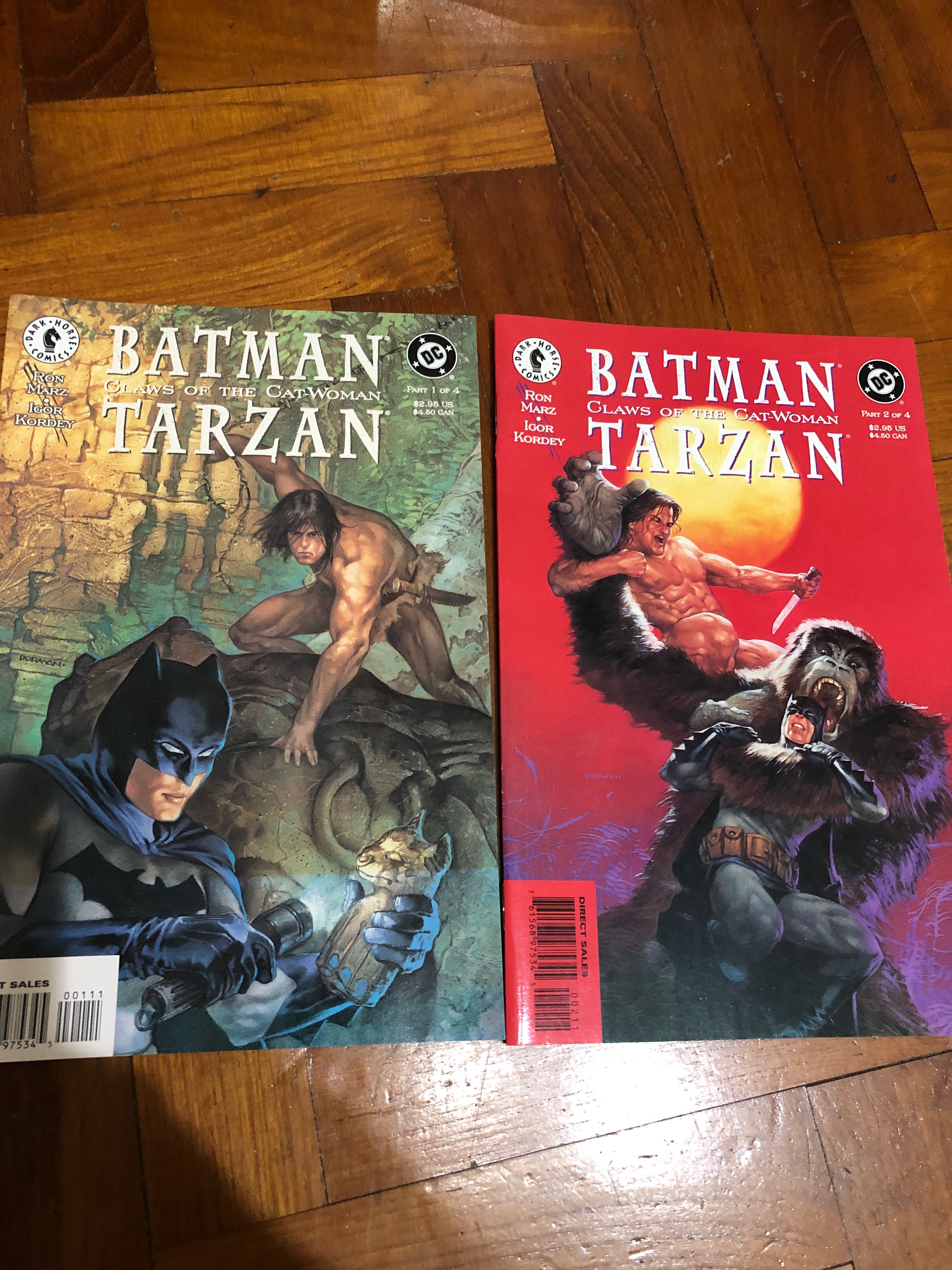 Batman Tarzan claws of the cat woman 1-2 1999, Hobbies & Toys ...