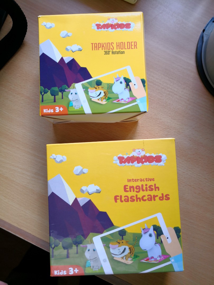 Brand New Tap Kids Interactive flashcards with holder, Babies & Kids ...