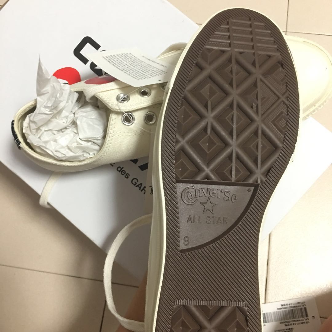 CDG X Converse, Men's Fashion, Footwear, Sneakers on Carousell