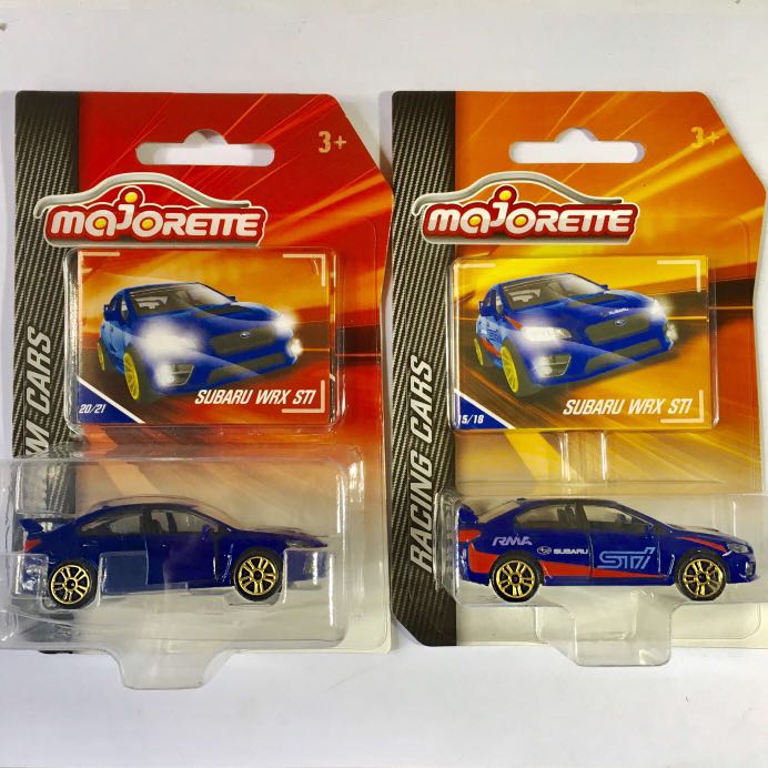 Majorette Subaru WRX STI Racing &premium edition. 2x$20 (selling in set ...