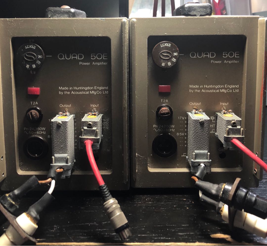 QUAD 50e mono block power amp one pair, 手提電話, 電話及其他裝置配件, 充電器及電線 - Carousell
