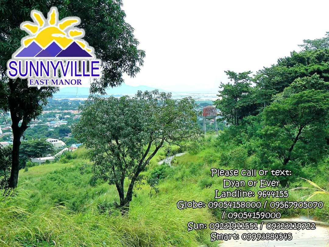 Sunnyville East Angono overlooking lot for sale 3years to pay no ...