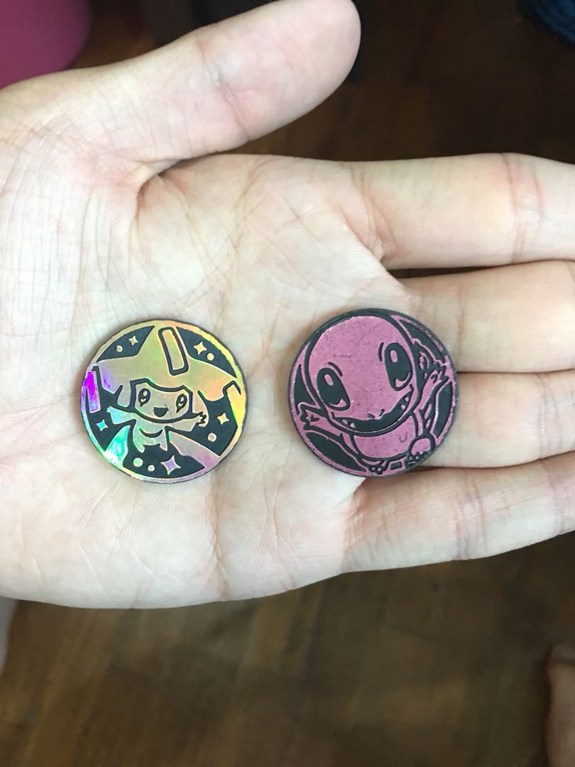 Charmander and jirachi coin, Hobbies & Toys, Toys & Games on Carousell