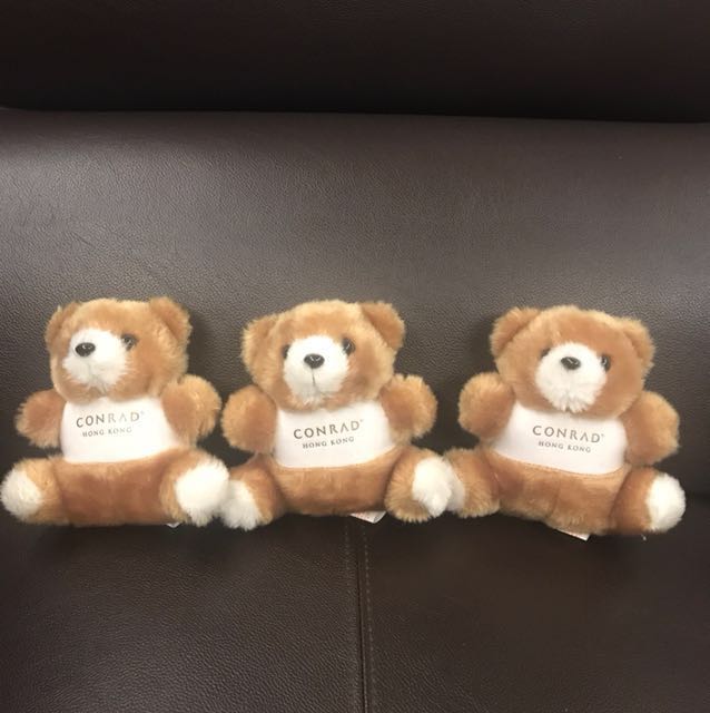 Conrad Hong Kong teddy bears, Hobbies & Toys, Toys & Games on Carousell