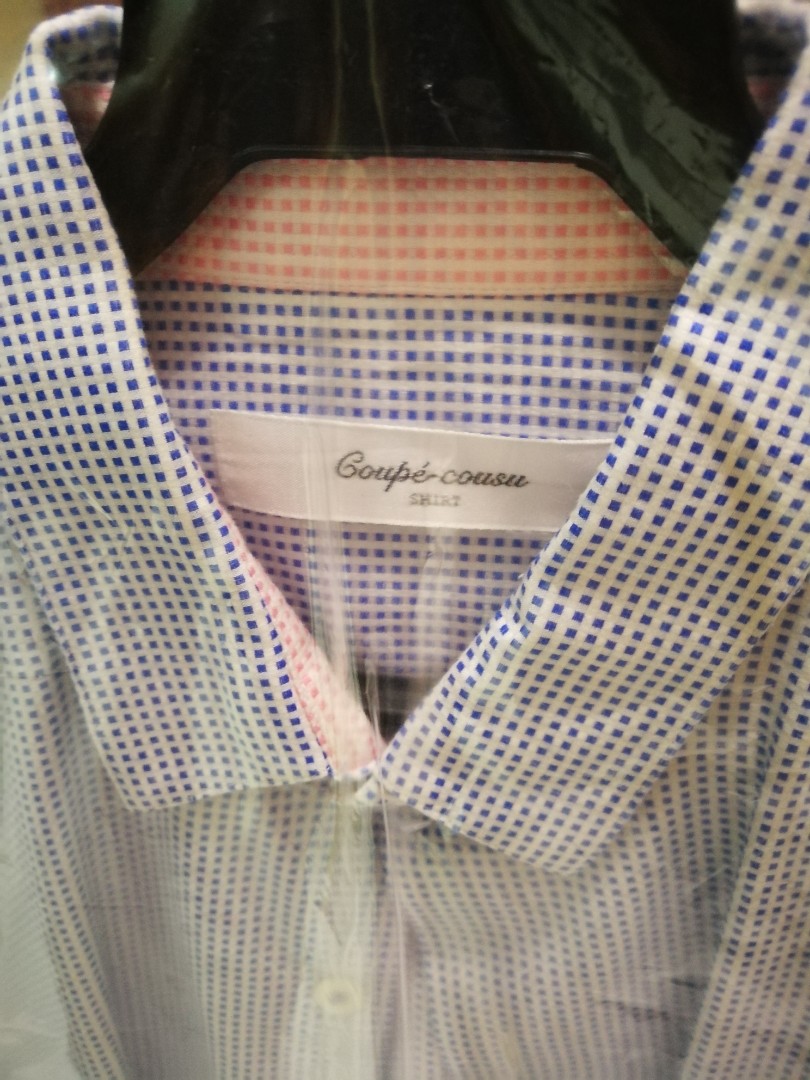 Coupe Cousu Formal Shirt, Men's Fashion, Tops & Sets, Formal Shirts on ...