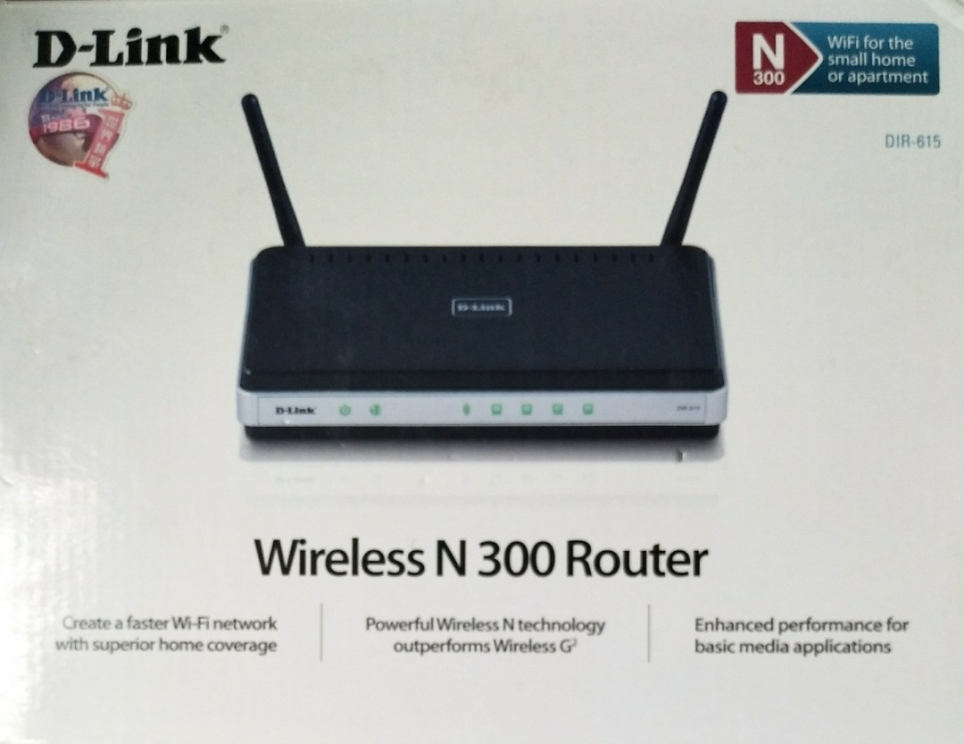 D Link Wireless N 300 Router, 電腦＆科技, 電腦周邊及配件, Wifi及上網相關產品 - Carousell