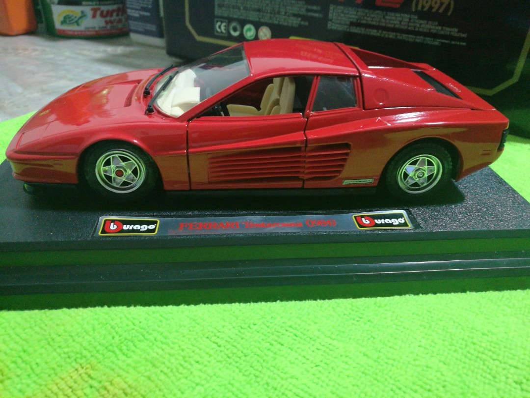 Ferrari Testarossa 1/24 bburago vintage diecast, Hobbies & Toys, Toys ...