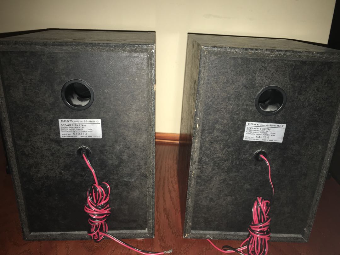 Sony SS-H414-2 Speakers, Electronics, Audio on Carousell