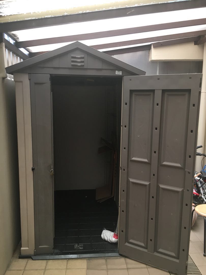 Storage hut, Furniture & Home Living, Home Improvement & Organisation ...