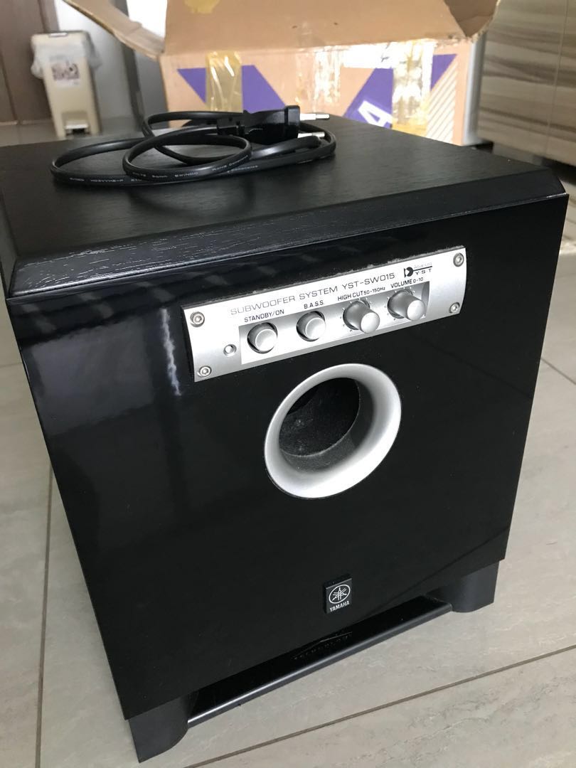 Yamaha YST-SW015 Subwoofer, Audio, Soundbars, Speakers & Amplifiers on Carousell