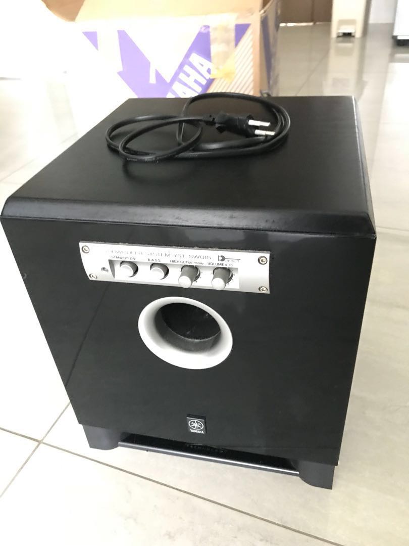 Yamaha YST-SW015 Subwoofer, Audio, Soundbars, Speakers & Amplifiers on Carousell