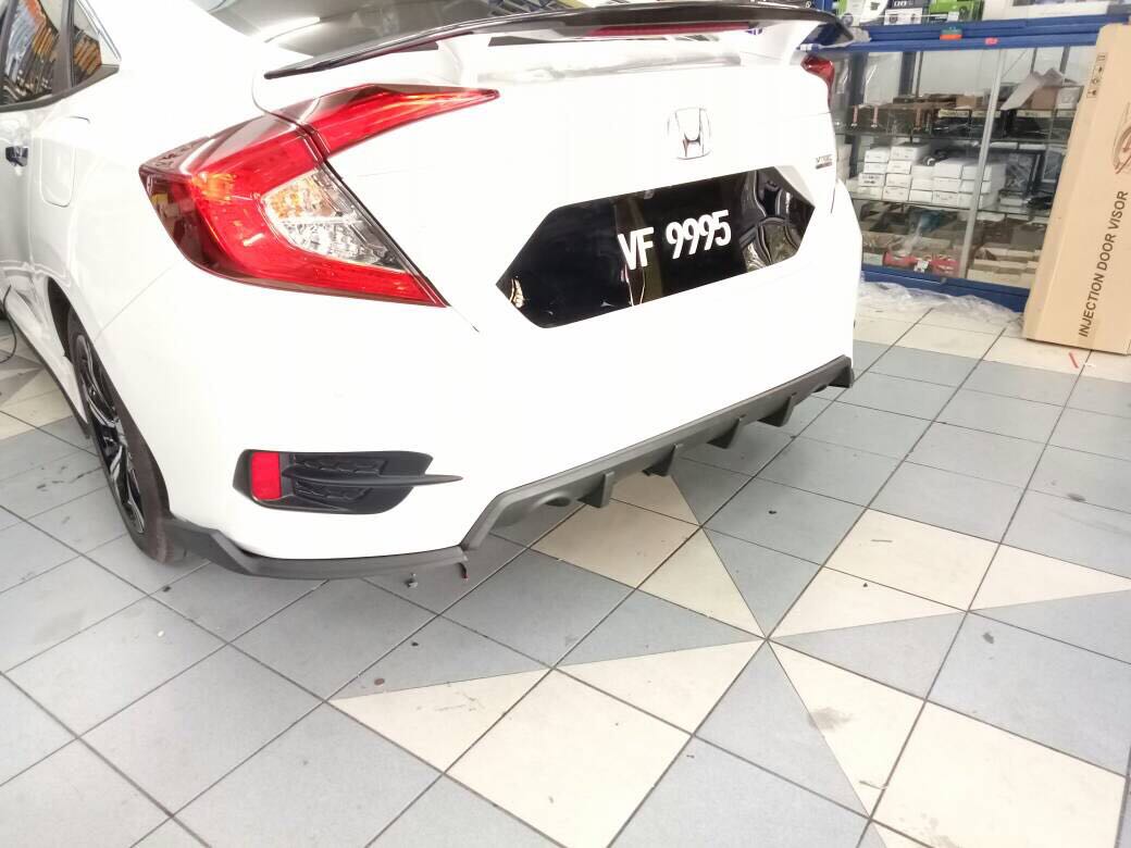 Civic Fc Rear Diffuser, Auto Accessories on Carousell