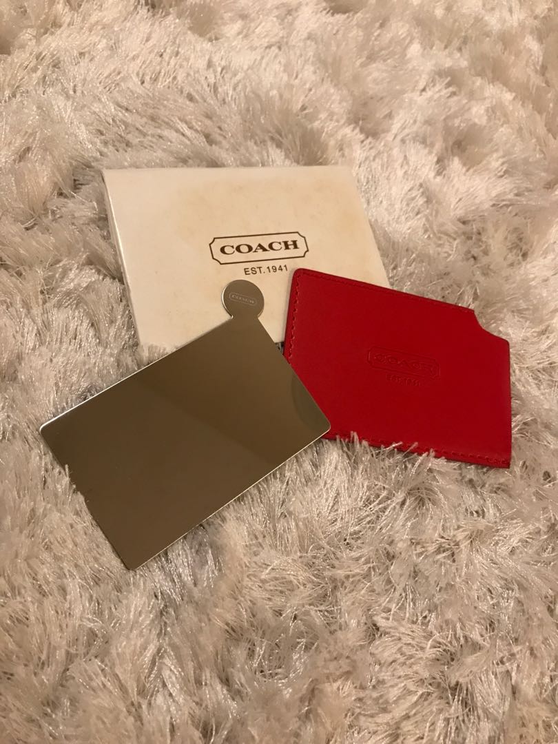 Coach Pocket Mirror, Women's Fashion, Jewelry & Organisers, Accessory ...