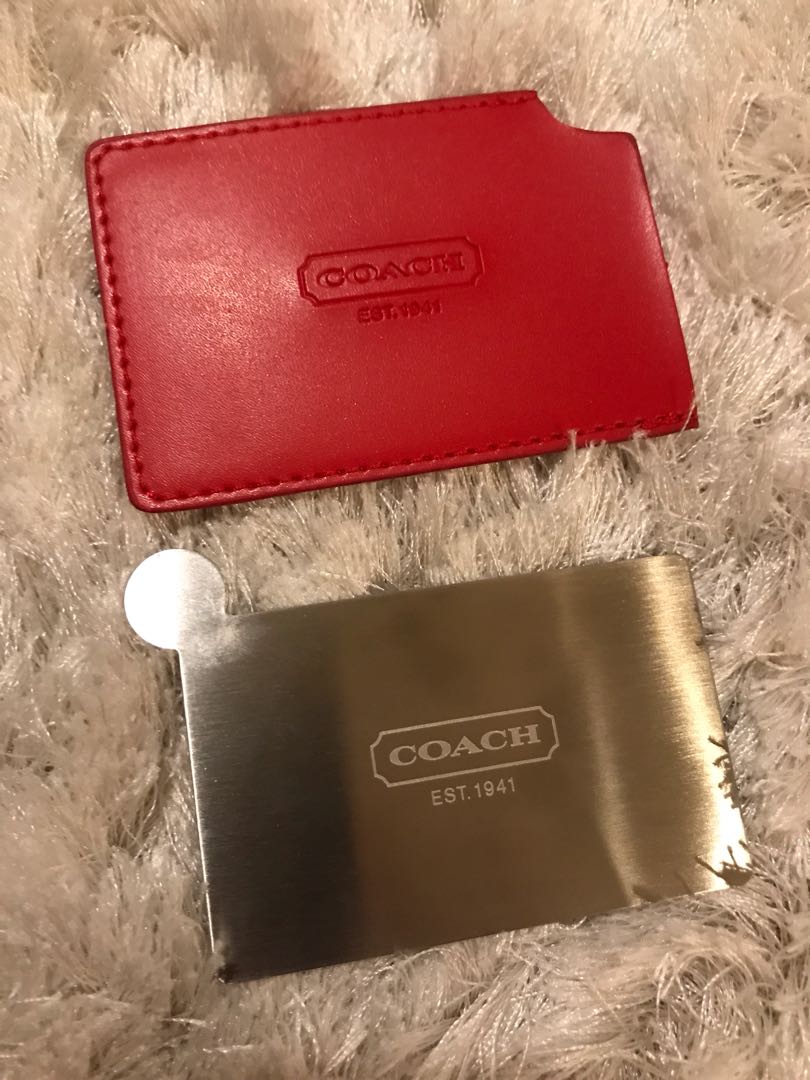 Coach Pocket Mirror, Women's Fashion, Jewelry & Organisers, Accessory ...