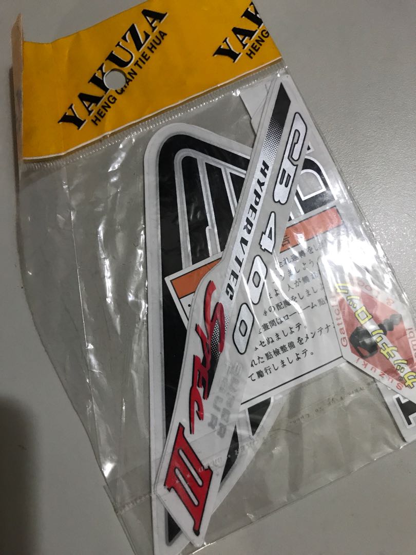 Honda CB400 Super 4 tank sticker set, Motorcycles, Motorcycle ...
