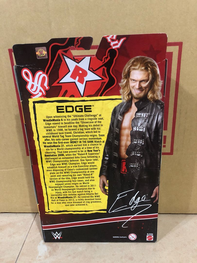 Mattel WWE Edge, Hobbies & Toys, Toys & Games on Carousell