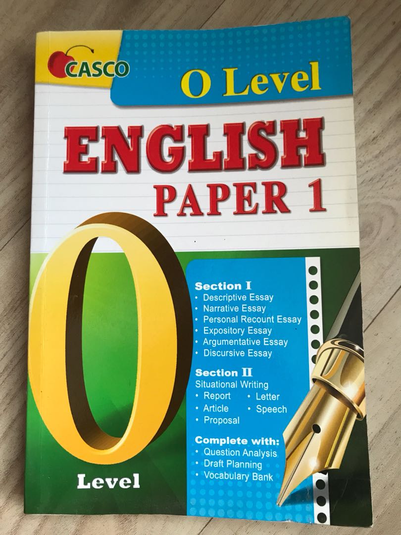 O Level English Paper 1, Hobbies & Toys, Books & Magazines, Textbooks ...