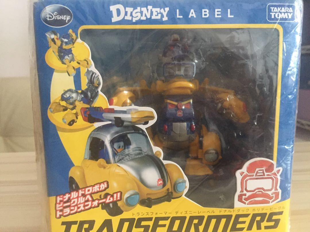 Transformers Disney Label Mickey Mouse or Donald Duck or Buzz Lightyear ...