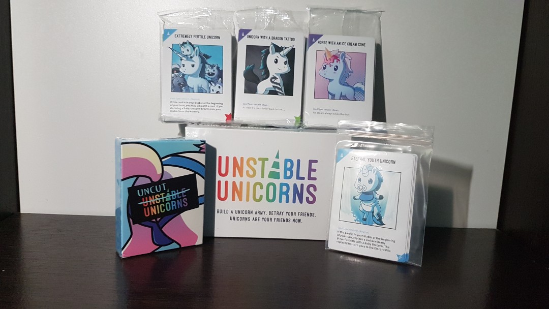 Unstable unicorn white box full set, Hobbies & Toys, Toys & Games on ...