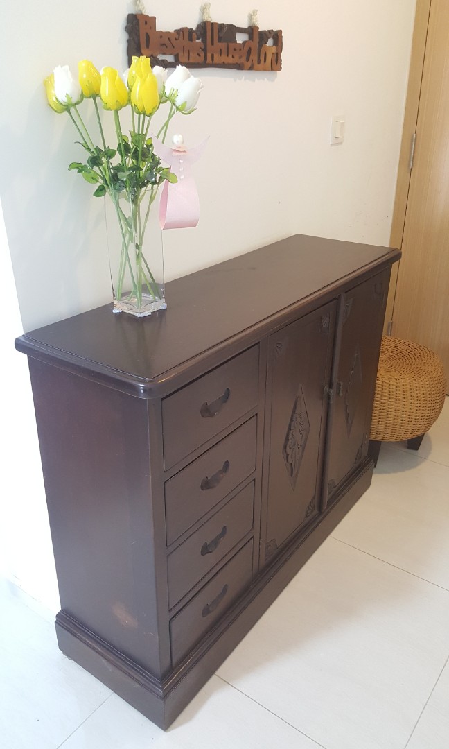 Balinese Sideboard in Solid Wenge Wood, Furniture & Home Living ...