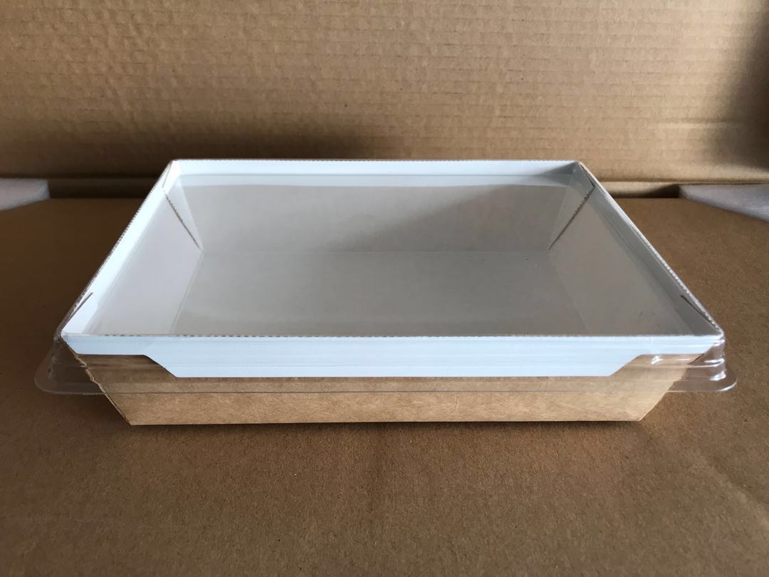 Kraft Paper Tray Food Packaging, TV & Home Appliances, Kitchen ...