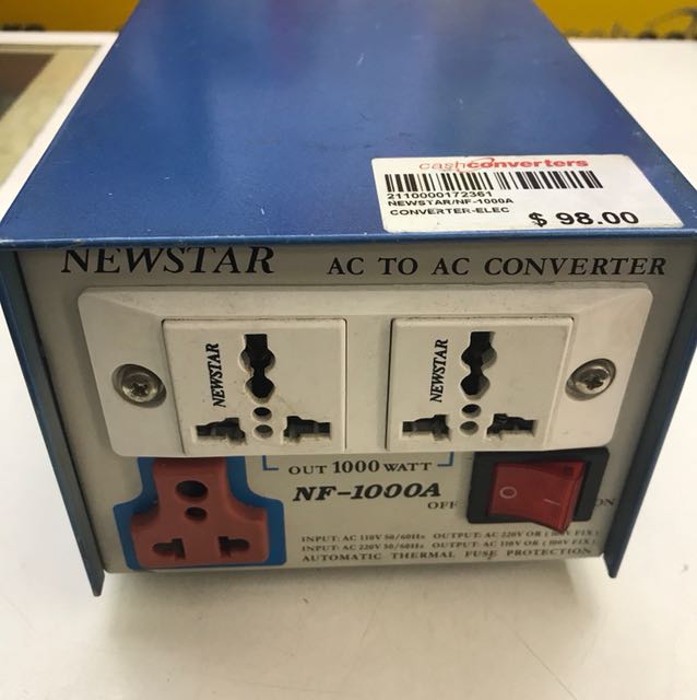 Newstar NF1000 AC to AC Converter, Computers & Tech, Parts ...